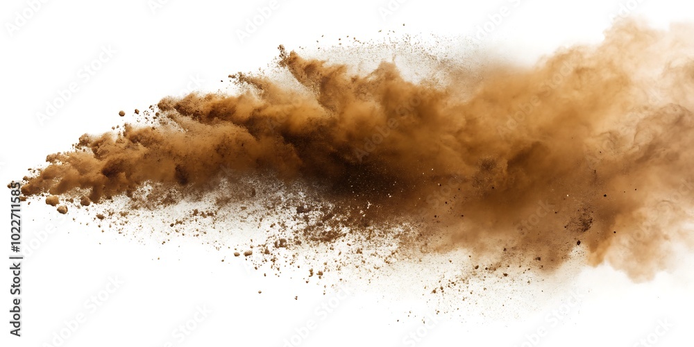 Floating Dust on White Photo. Dust Particles in Flight Image. Airborne ...
