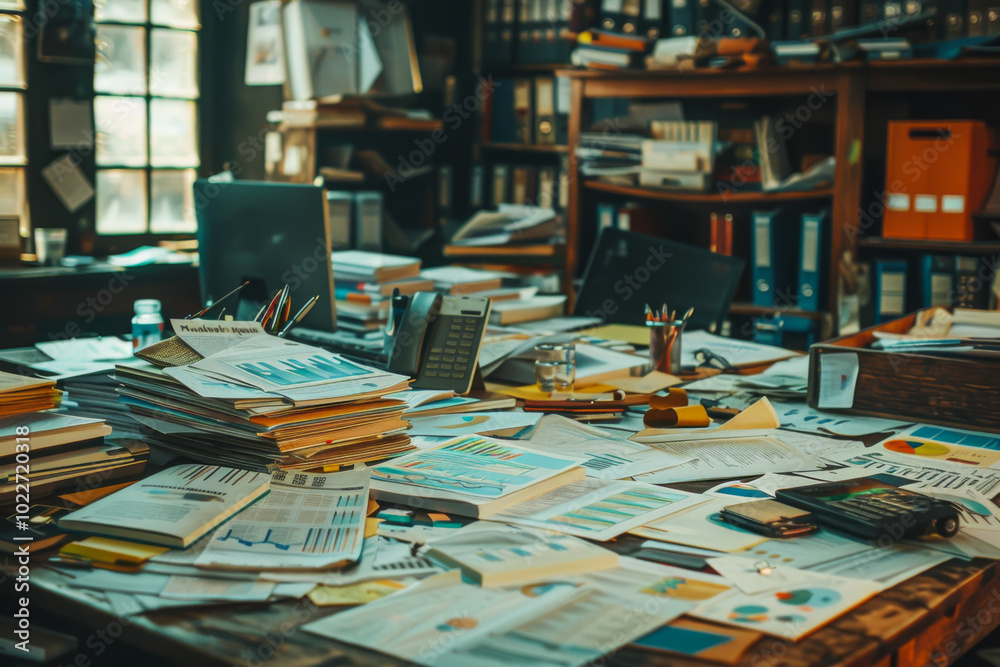 Analytical view on franchise failure cases. office environment with ...