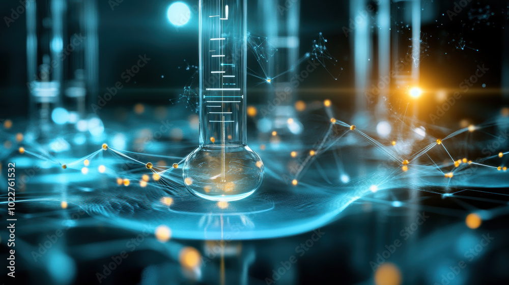 time lapse visual of drug compound being synthesized, showcasing ...