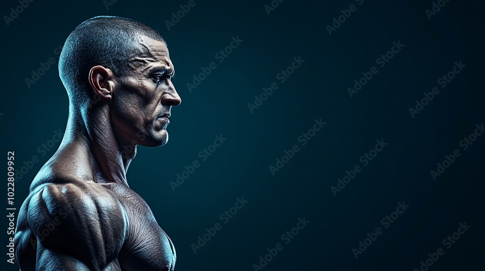 Body details showing muscles tensing and veins popping due to cold ...