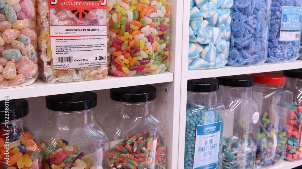 PORTH, MID GLAMORGAN, WALES, UK - SEPTEMBER 30, 2024: BRITISH SHOP ...