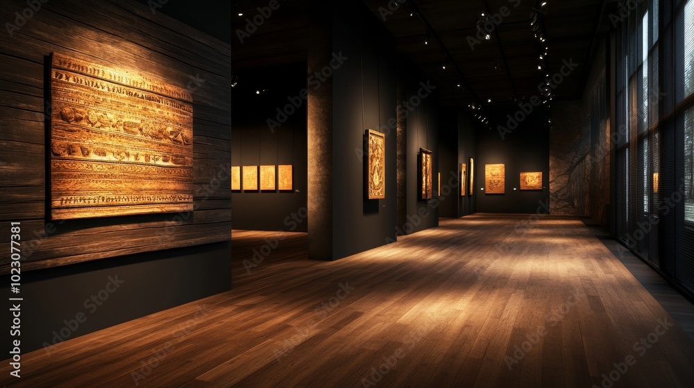 Explore a virtual museum tour, showcasing captivating art exhibits and ...