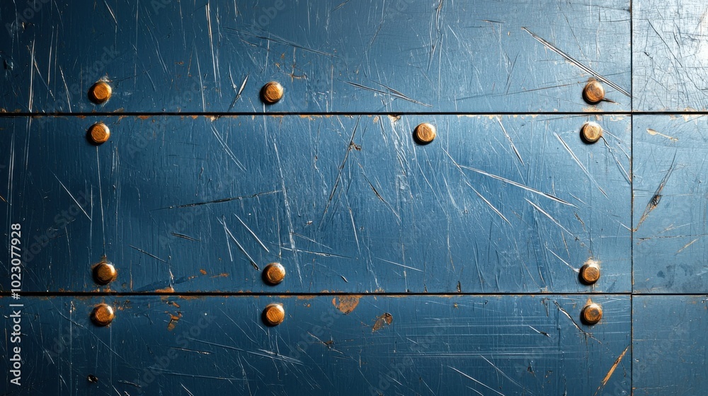 Scratched metal background with industrial steel texture, featuring ...