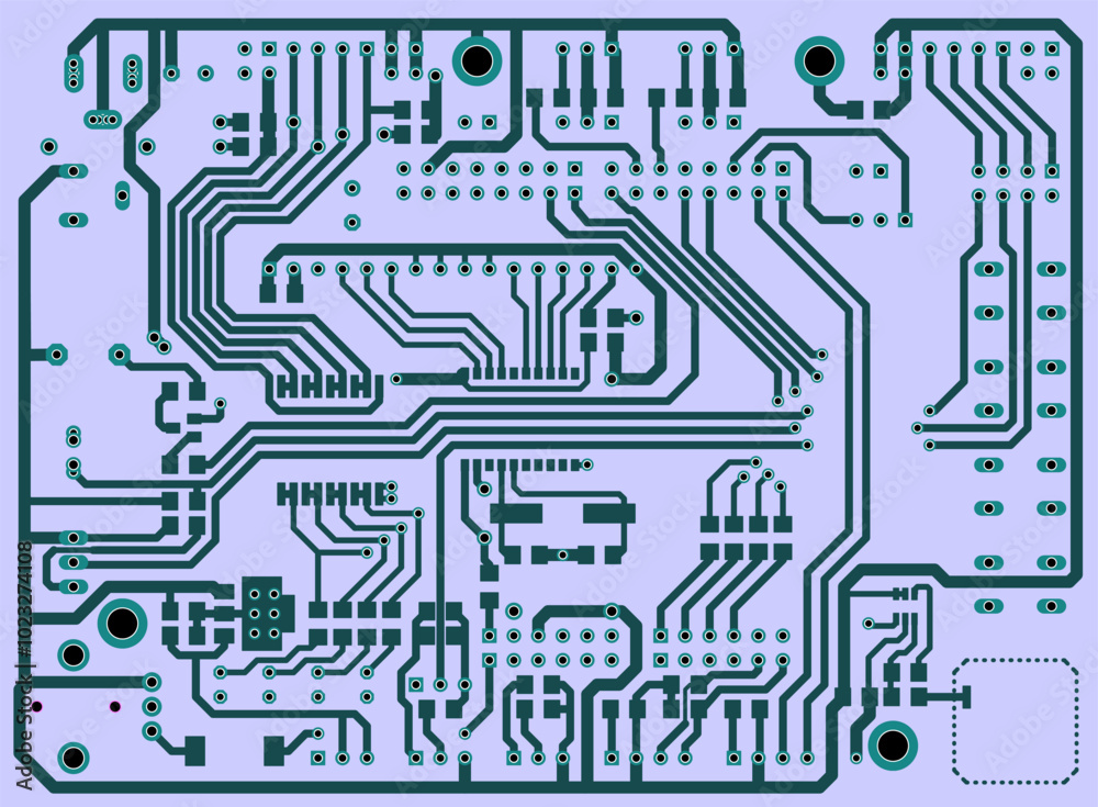 Tracing conductors of printed circuit board of electronic device ...