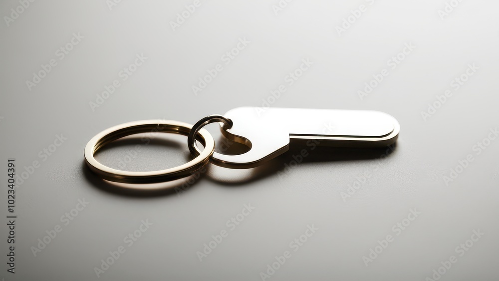 Highlight your promotional designs using a high-quality keychain mockup ...