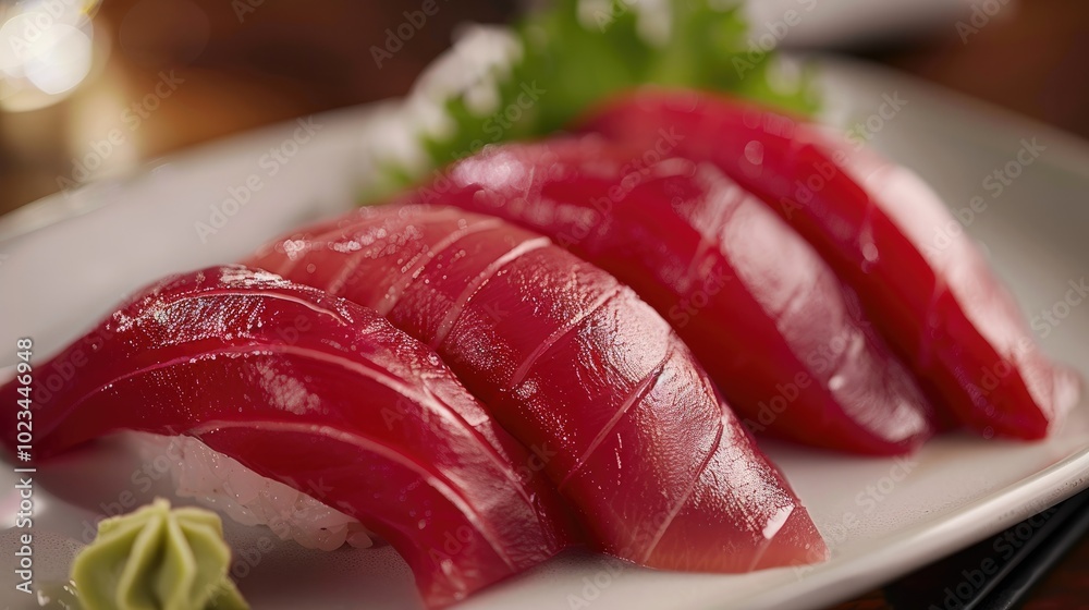 Foto de Different cuts of tuna for sushi Discuss the preference for ...
