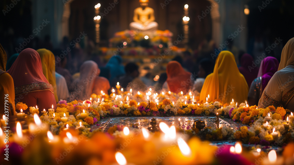Guru Nanak Jayanti celebration at Gurdwara, Sikh devotees gather in ...