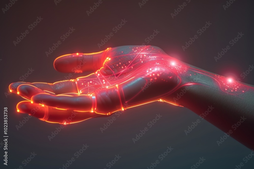 Hand low level laser therapy for soft tissue healing managing pain ...