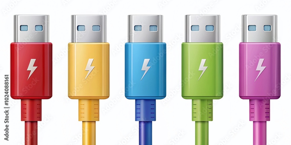 Comprehensive Set of USB Connector Symbols for Universal Use - Mini ...