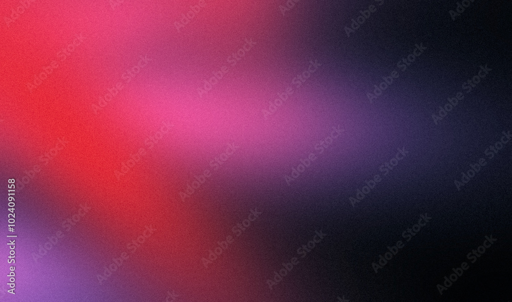 Dark magenta red blue purple color flow grainy gradient backdrop design ...