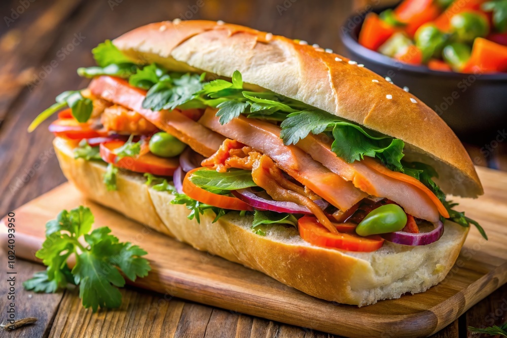 Discover the Delight of Banh Mi Kep Thit Ga - A Flavorful Vietnamese ...