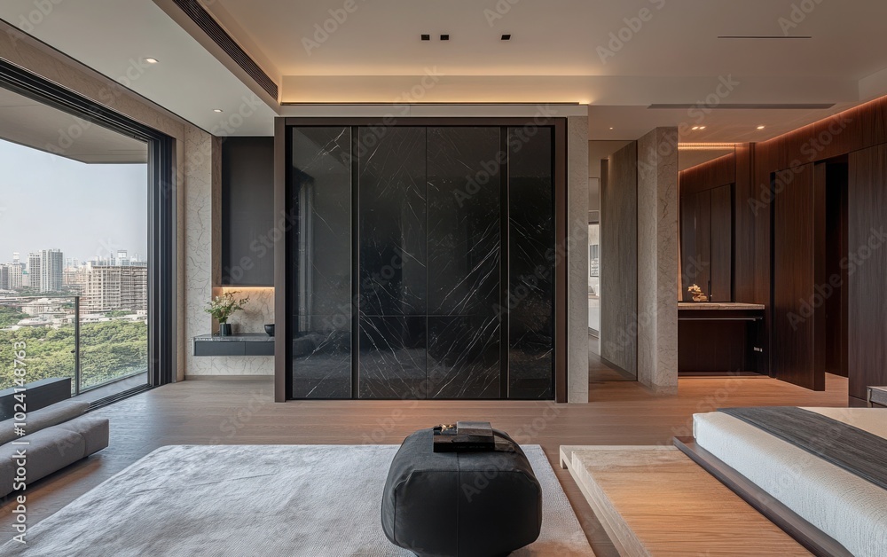 Zoomed-out view from the entrance, giving an overall perspective of the ...