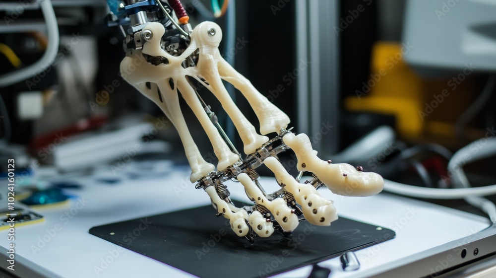 A 3D printer can create a prosthetic foot that looks and works like a ...