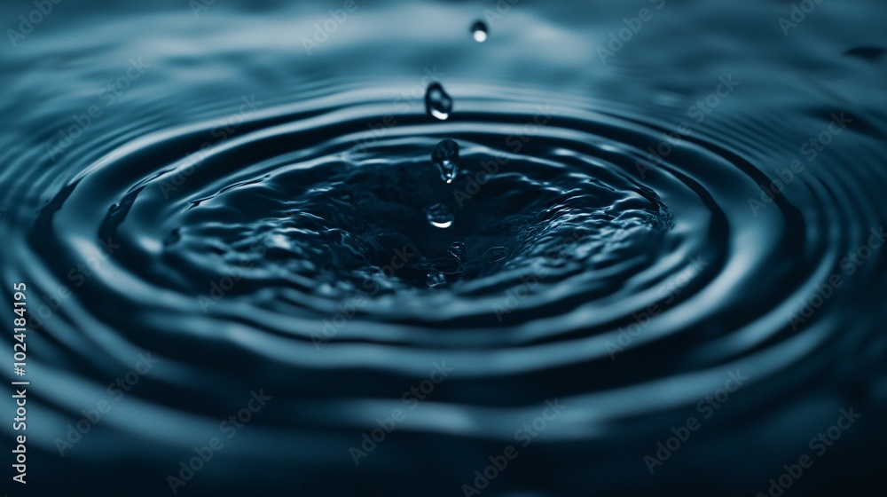 2410_011.macro photography of water ripples, high-speed liquid dynamics ...