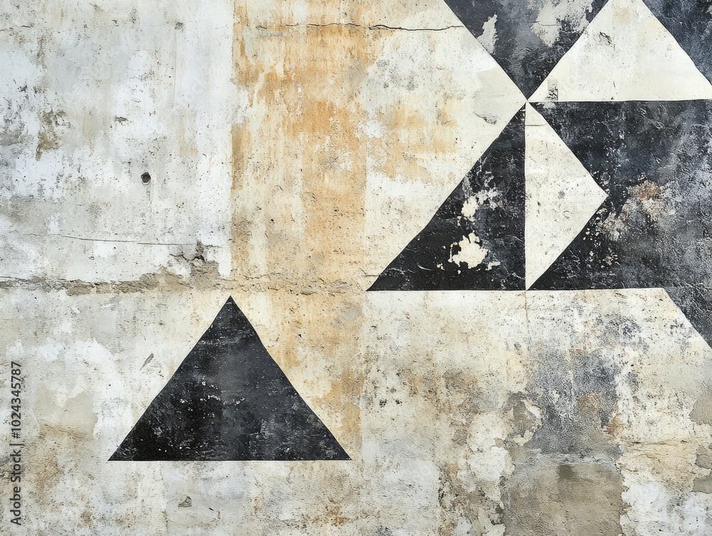 Artwork featuring a blend of classic and modern styles with graphic ...