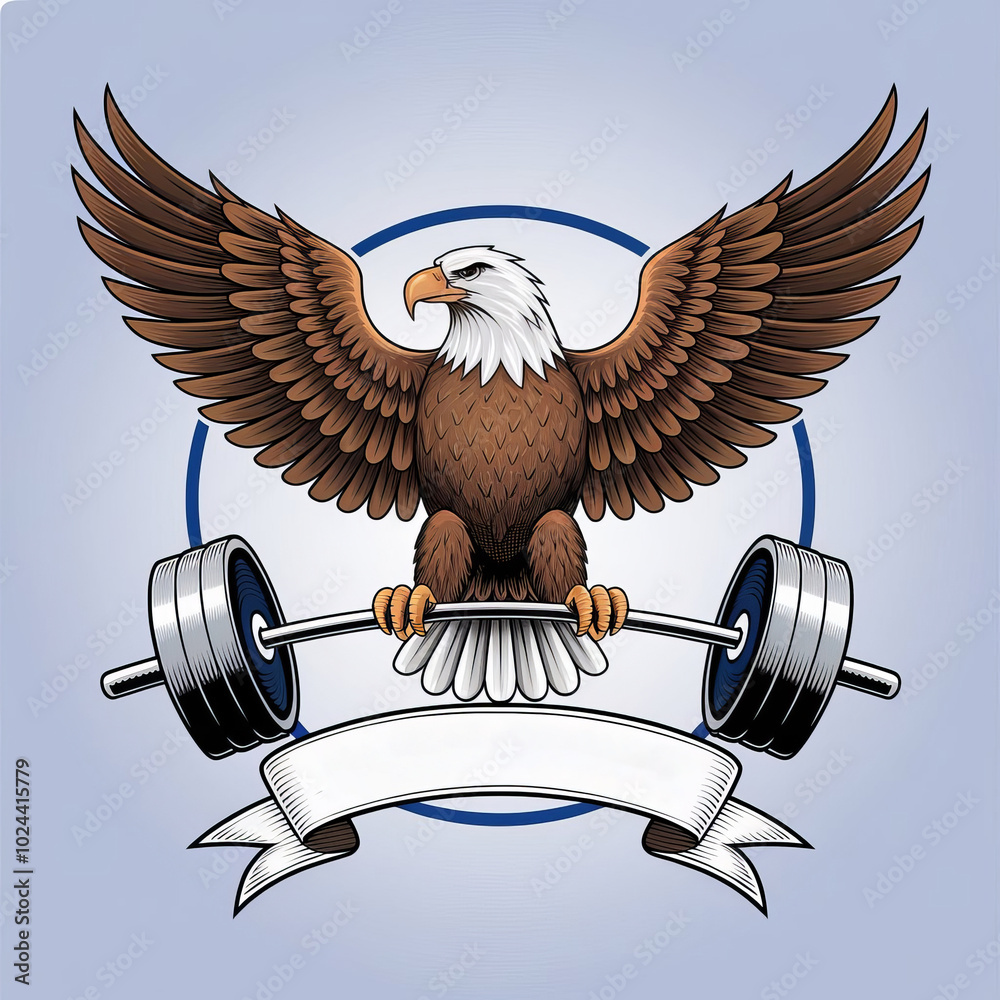 eagle logo, gym logo, fitness logo, workout logo, sports logo, eagle ...