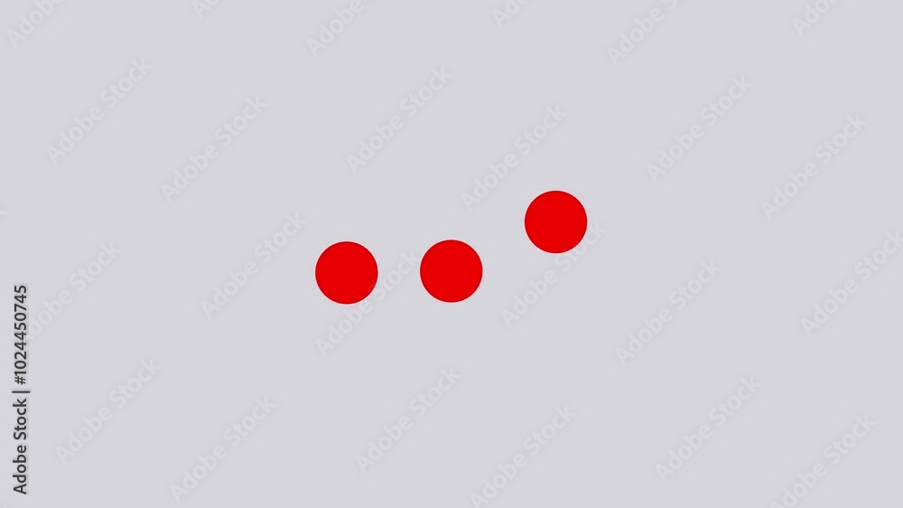 Typing loading dots on transparent background with alpha channel ...