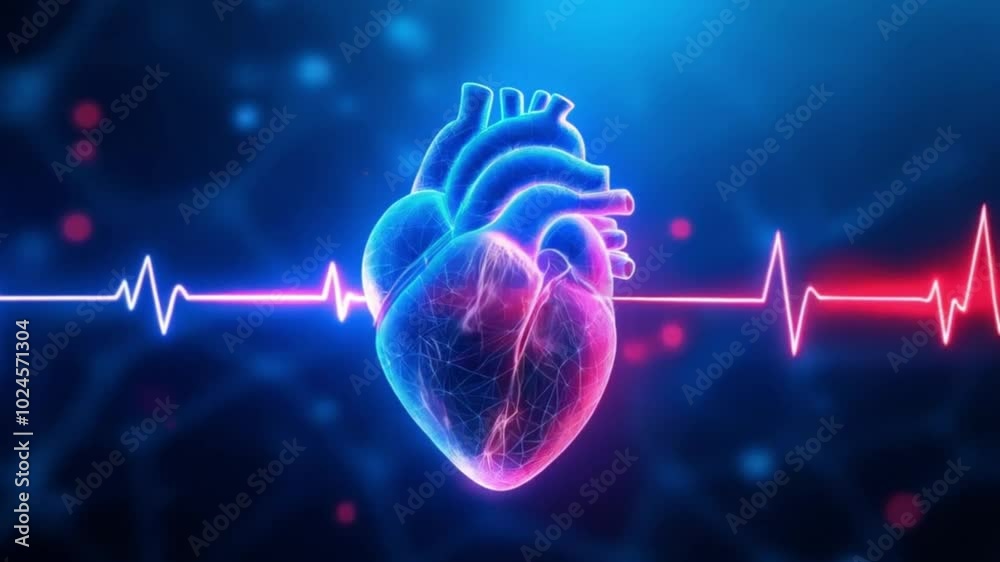 Anatomy of the human heart explained in a dynamic visual presentation ...