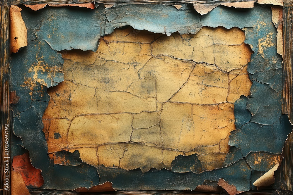 vintage distressed paper texture with film grain and subtle scratches ...