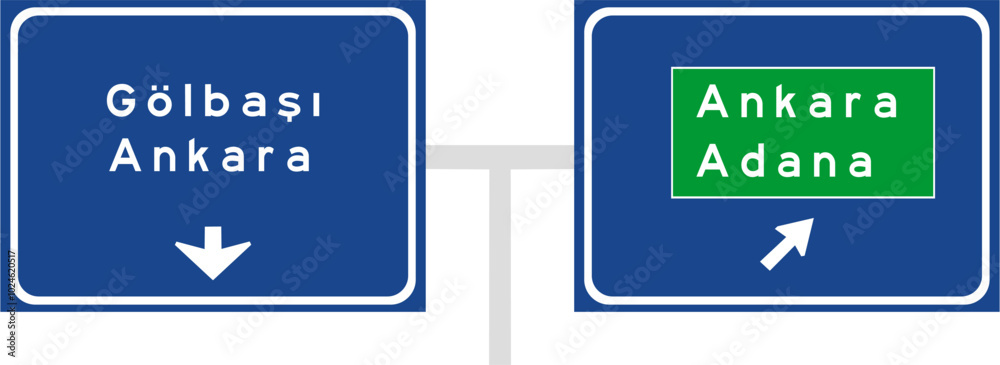 Warning Signs, Turkey Highway Standard Traffic Signs (Turkish ...