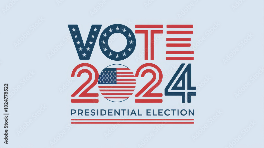 Election header banner 2024 United States of America Presidential ...