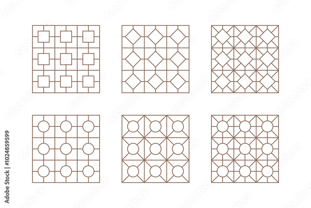 Simple grid in minimal linear stype. Simple geometrical pattern with ...