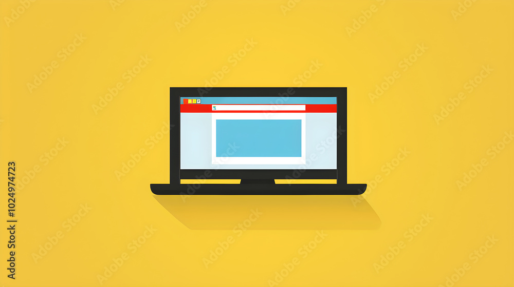 Classic Internet Explorer Interface Layout with Emphasis on User ...