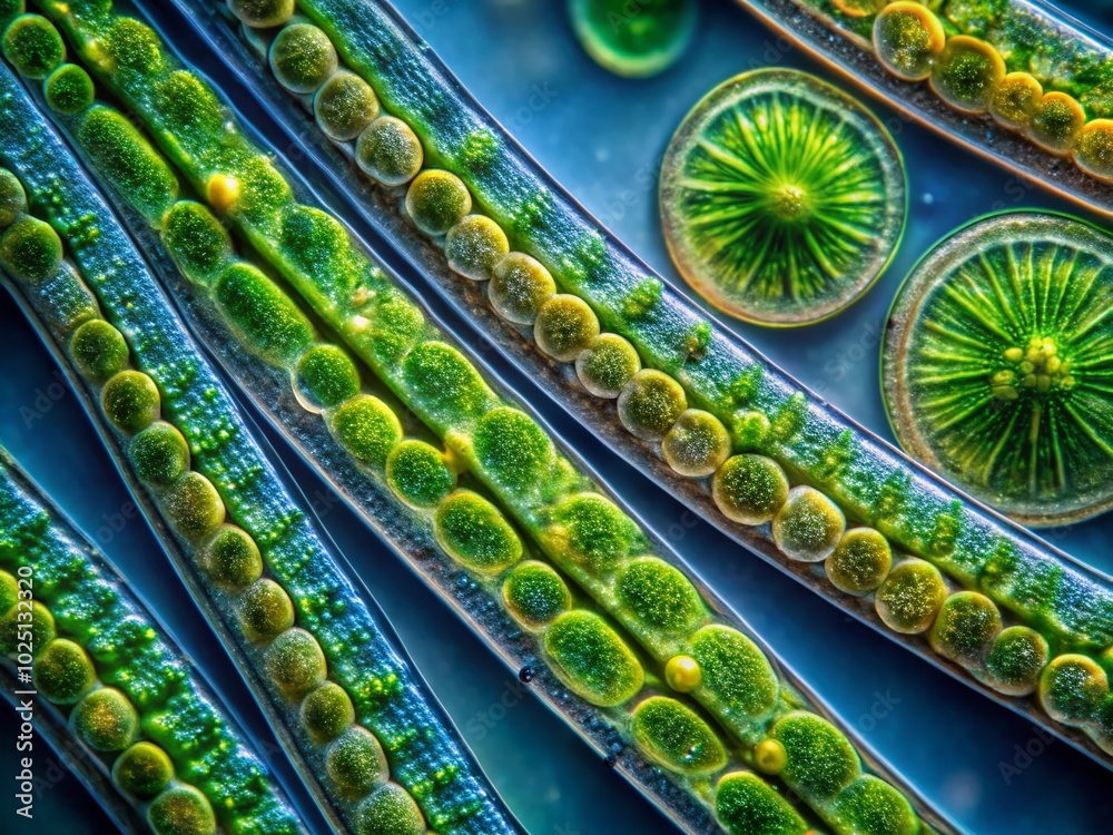 Discover the Intricate Structure of Spirogyra Under Microscope ...