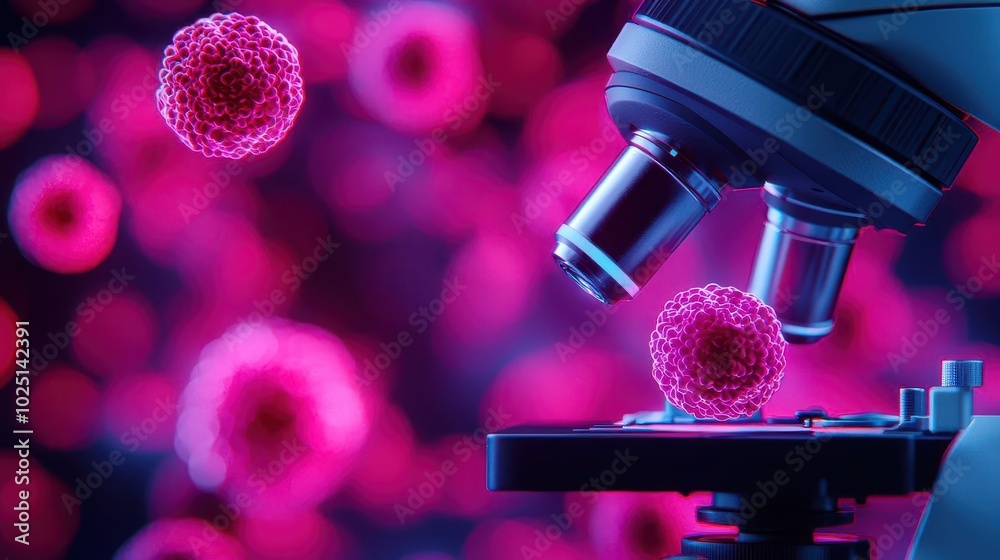 Microscope capturing a drug binding to its target protein, shown in ...