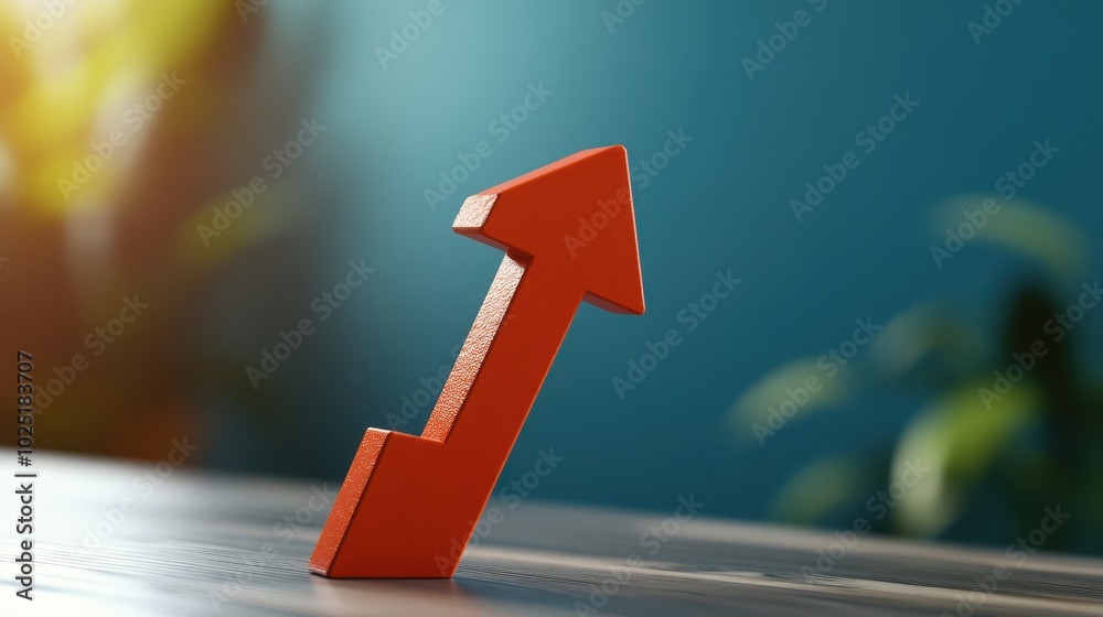 Up arrow business direction symbol on illustration graphic design icon ...