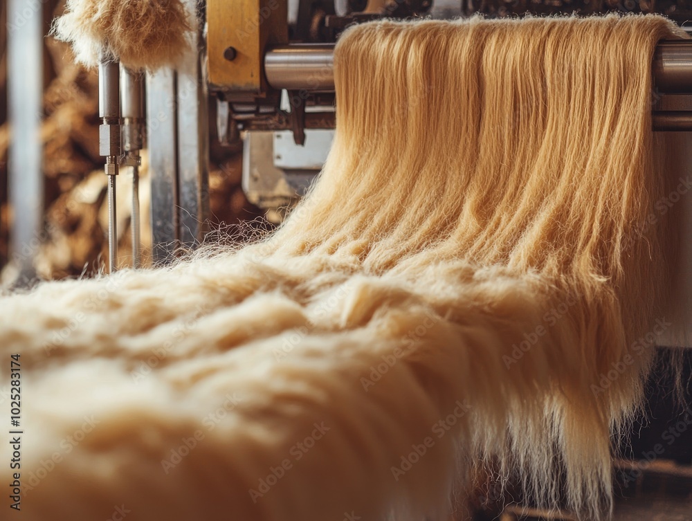 Using textile recycling machines, old fabrics can be broken down into ...