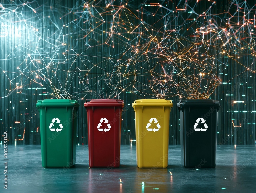 Monitoring waste levels using interconnected devices ensures efficient ...