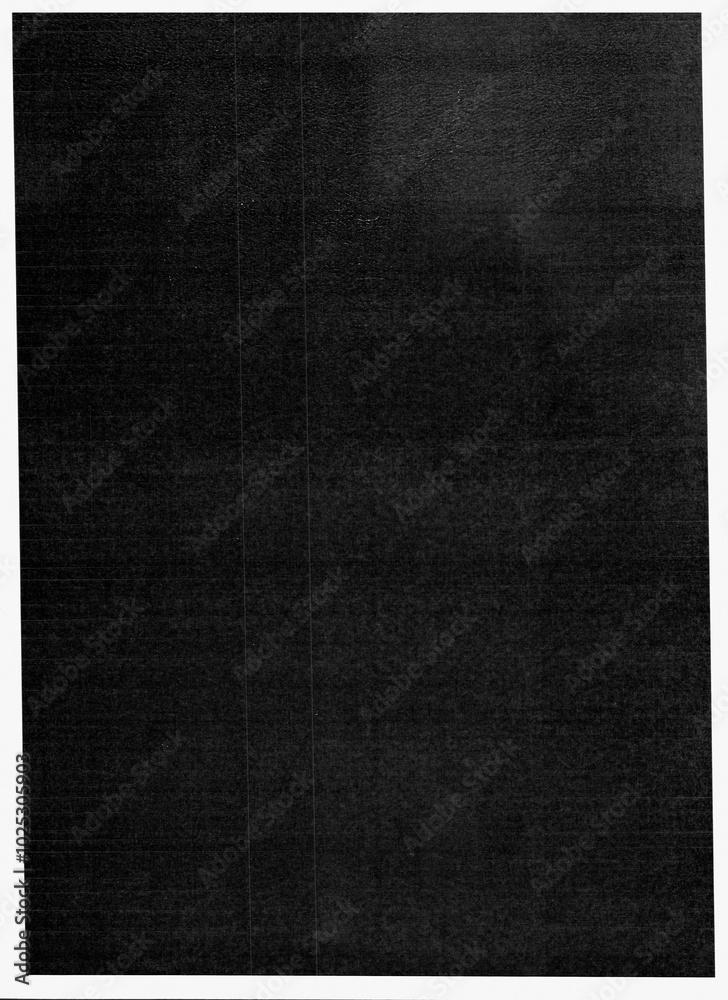 copy paper test print to check the dark printer cartridge, paper with ...