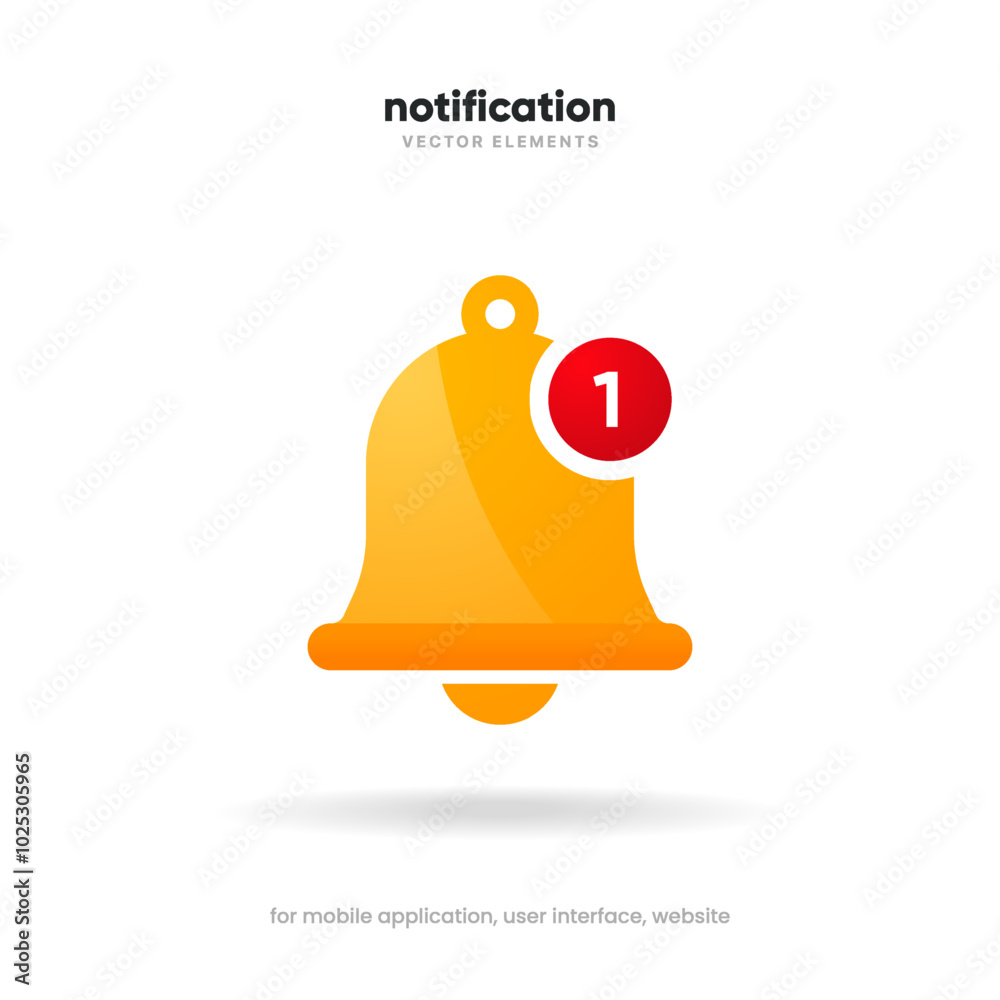 Notification bell alarm icon. Alarm symbol. Ringing bells. Incoming ...