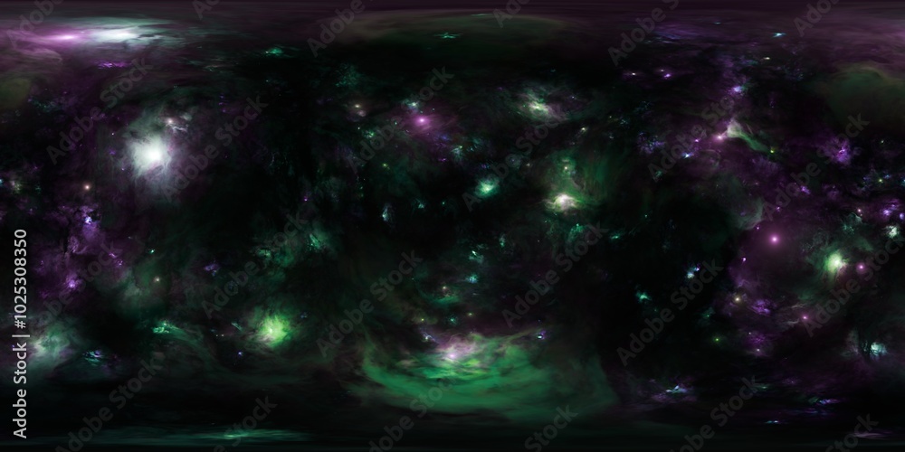 HDRi 12K Seamless Skybox of Cosmic Nebula and Stars in 360 Degree ...
