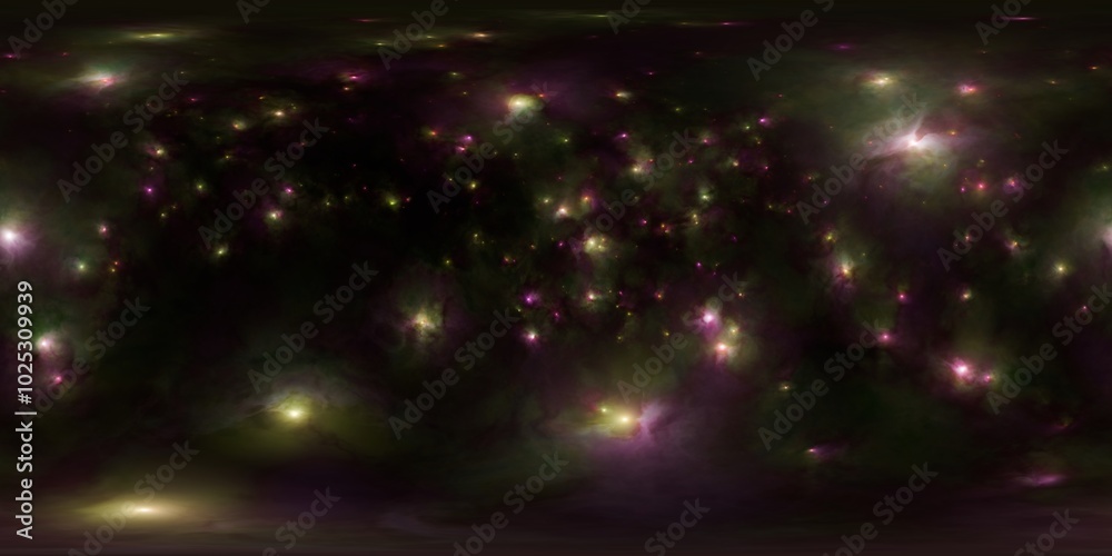 Hyper-Realistic 12K HDRi Skybox with Cosmic Nebula and Stars in 360 ...