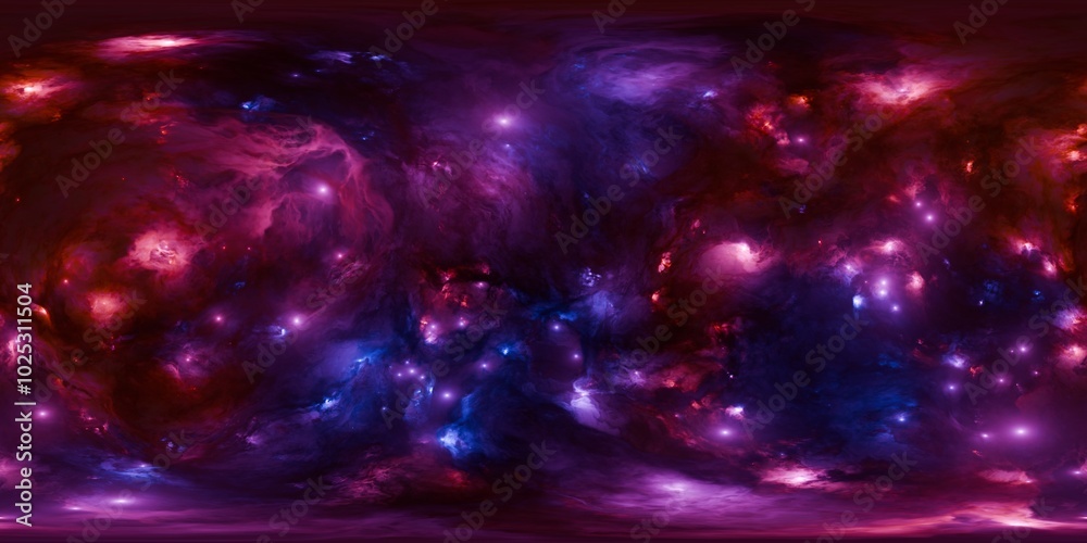 Stunning 12K HDRi colorful Nebula and Stars for Immersive Space Scenes ...