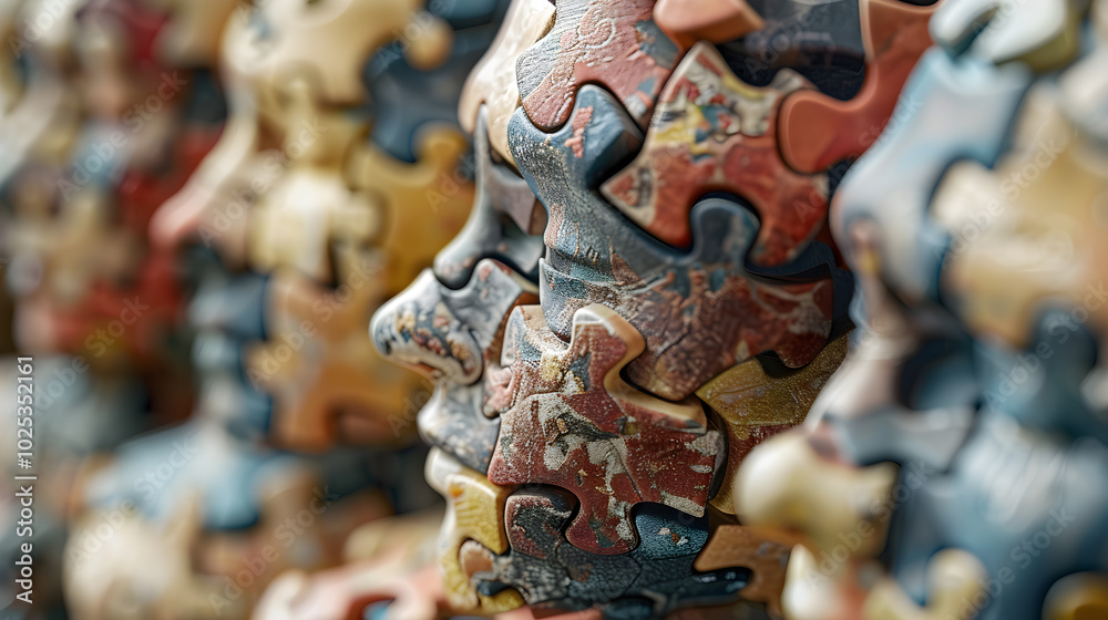 Engage Your Brain: A Dive into the Complex World of IQ Puzzles Stock ...