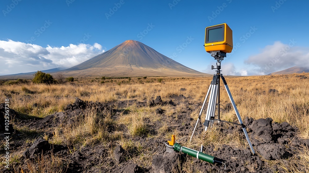 Volcano Surveillance Using Radar Technology: A volcanic landscape with ...