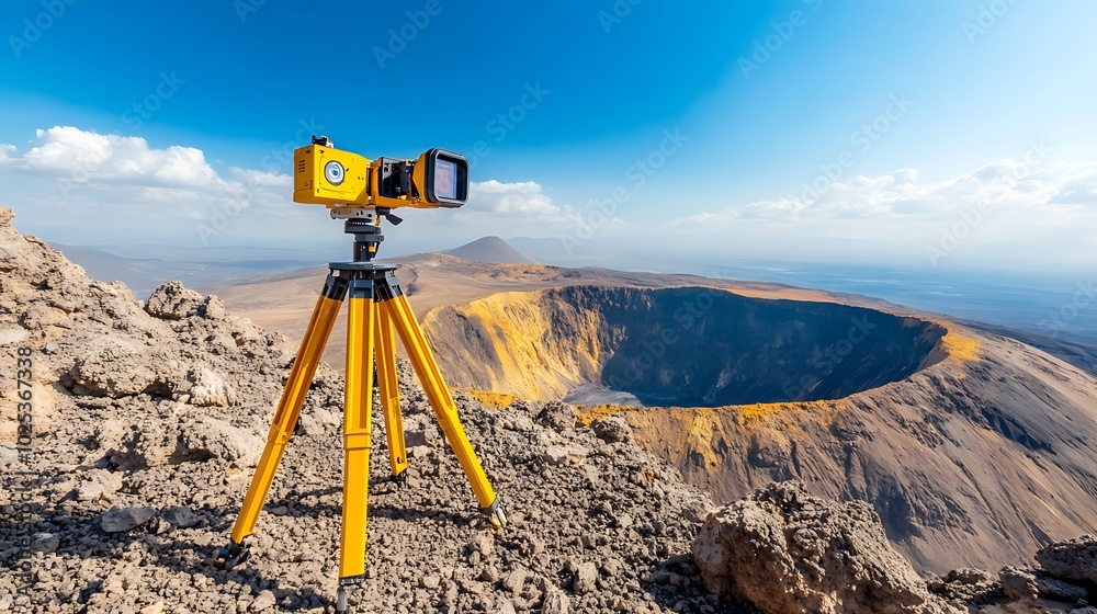 Volcano Surveillance Using Radar Technology: A volcanic landscape with ...