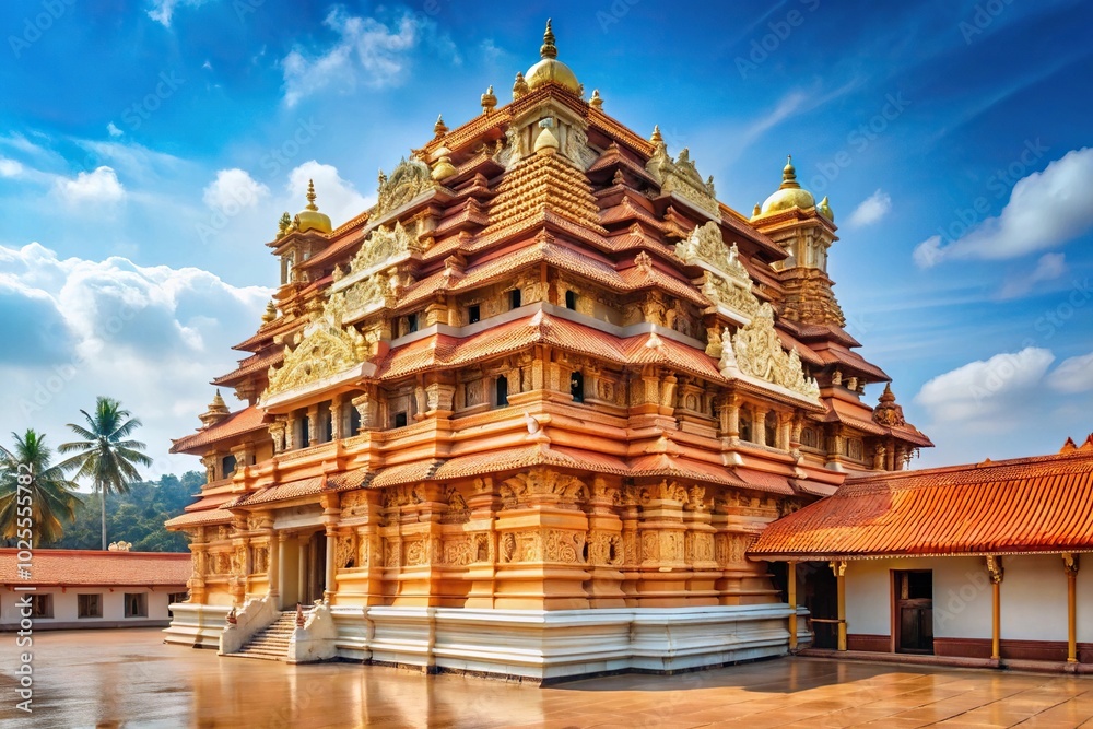 Description: Picture of majestic Sree Padmanabha Swami temple, the ...