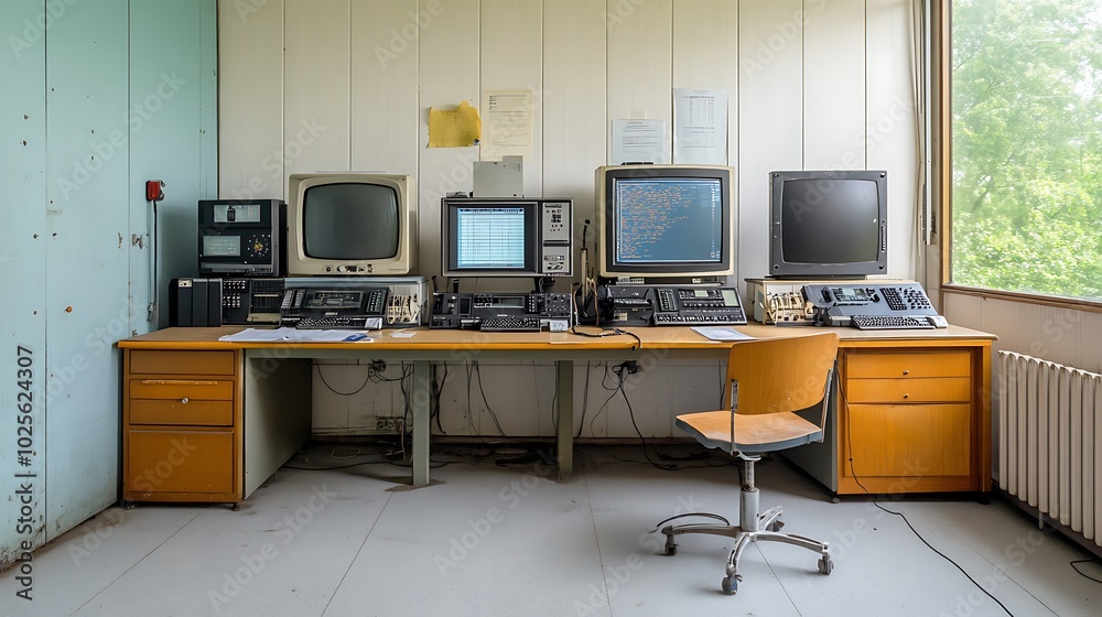 Radar Monitoring Station for Tsunamis: A coastal station with several ...