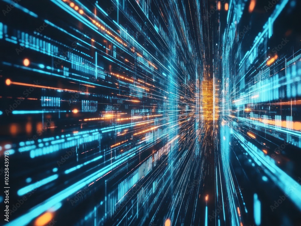 A tech and data background with a clean, modern design featuring ...