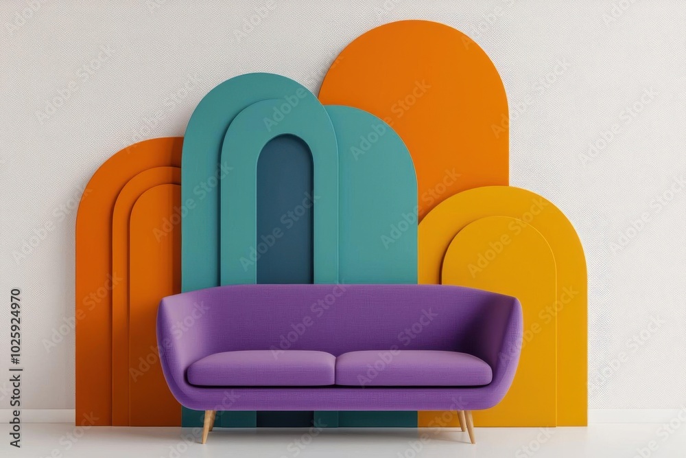 Innovative furniture concept with modular shapes and soft textures ...