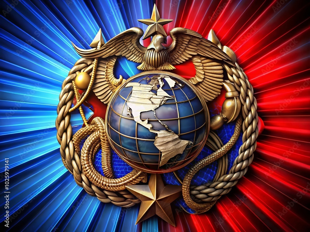 Marine Corps Logo Design with High Dynamic Range for Military Branding ...