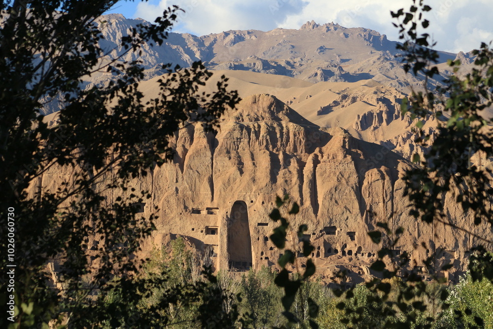 The Buddha statues of Bamiyan were two colossal Buddha figures carved ...