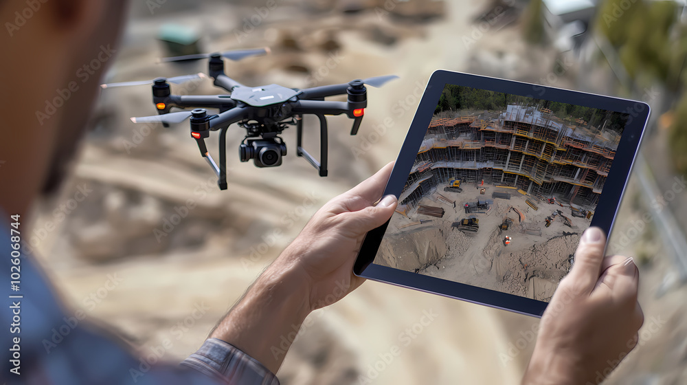 Generative AI, Advanced Construction Monitoring: Drone Surveying and ...