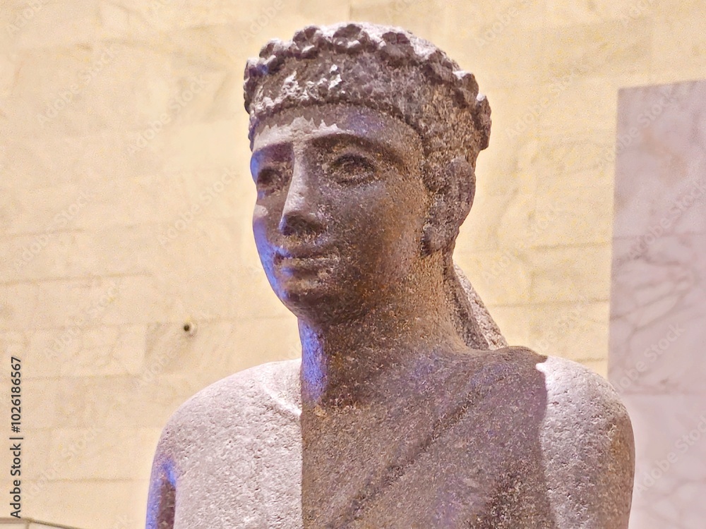 Cairo, Egypt, October 6 2024: Statues inside the National Museum of ...