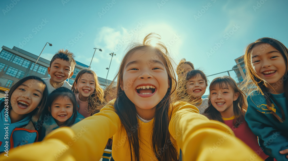 A Group Of Children From Different Cultural Backgrounds Playing ...