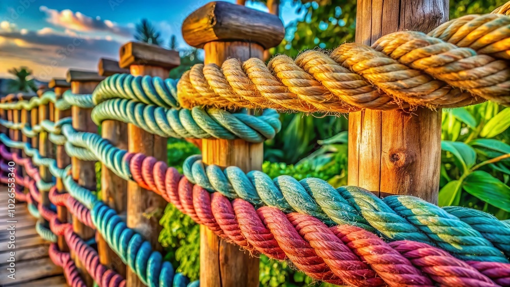 Rustic Rope Fence Design for Outdoor Spaces - Perfect for Gardens ...